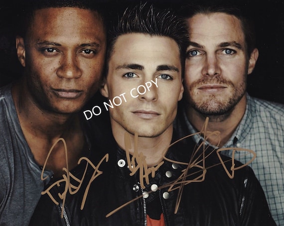 Colton Haynes And Stephen Amell