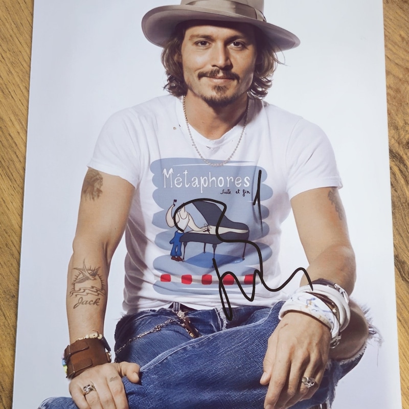 Johnny Depp Autographs - Etsy