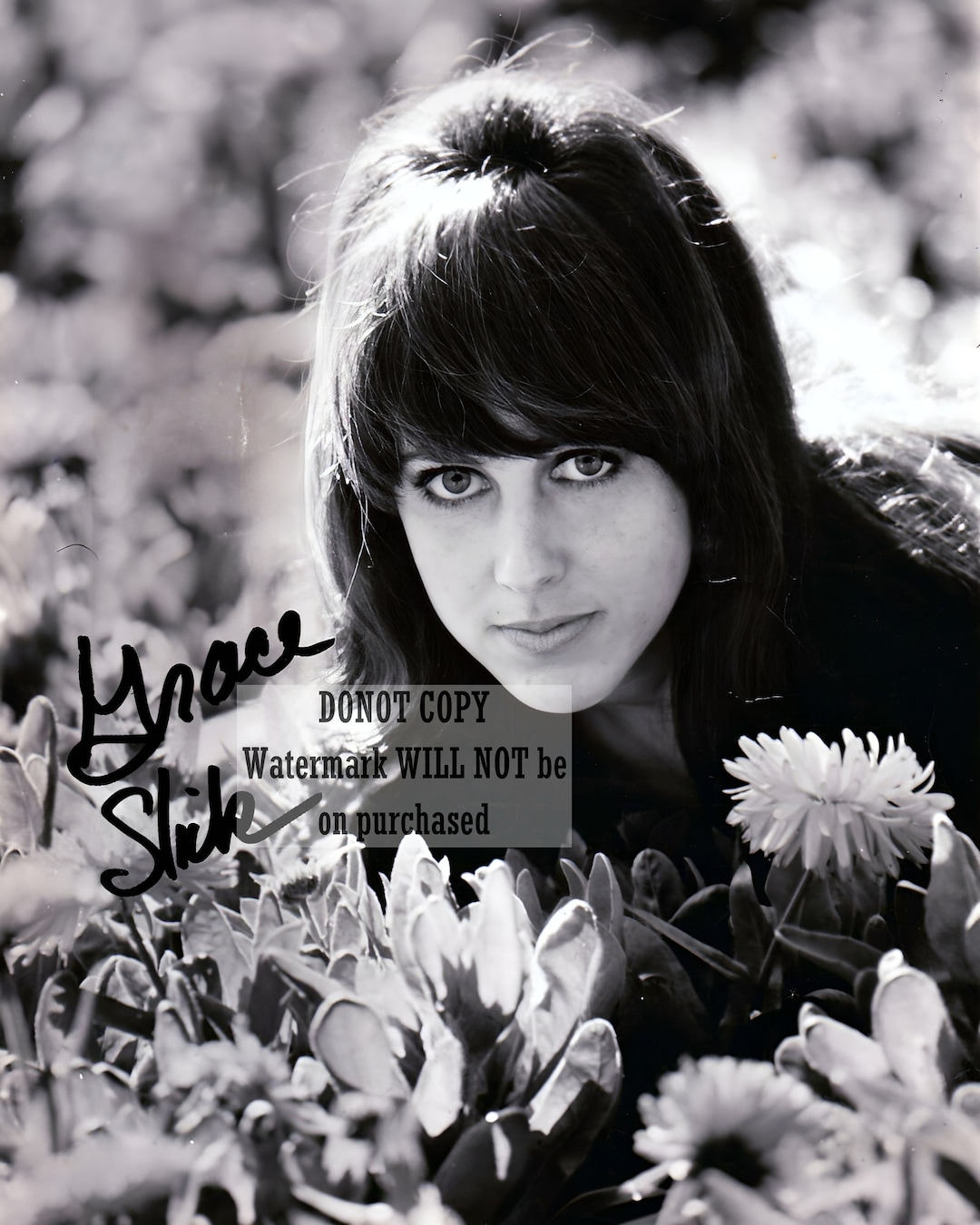 GRACE SLICK 8 X10 20x25 Cm Autographed Signed Photo - Etsy