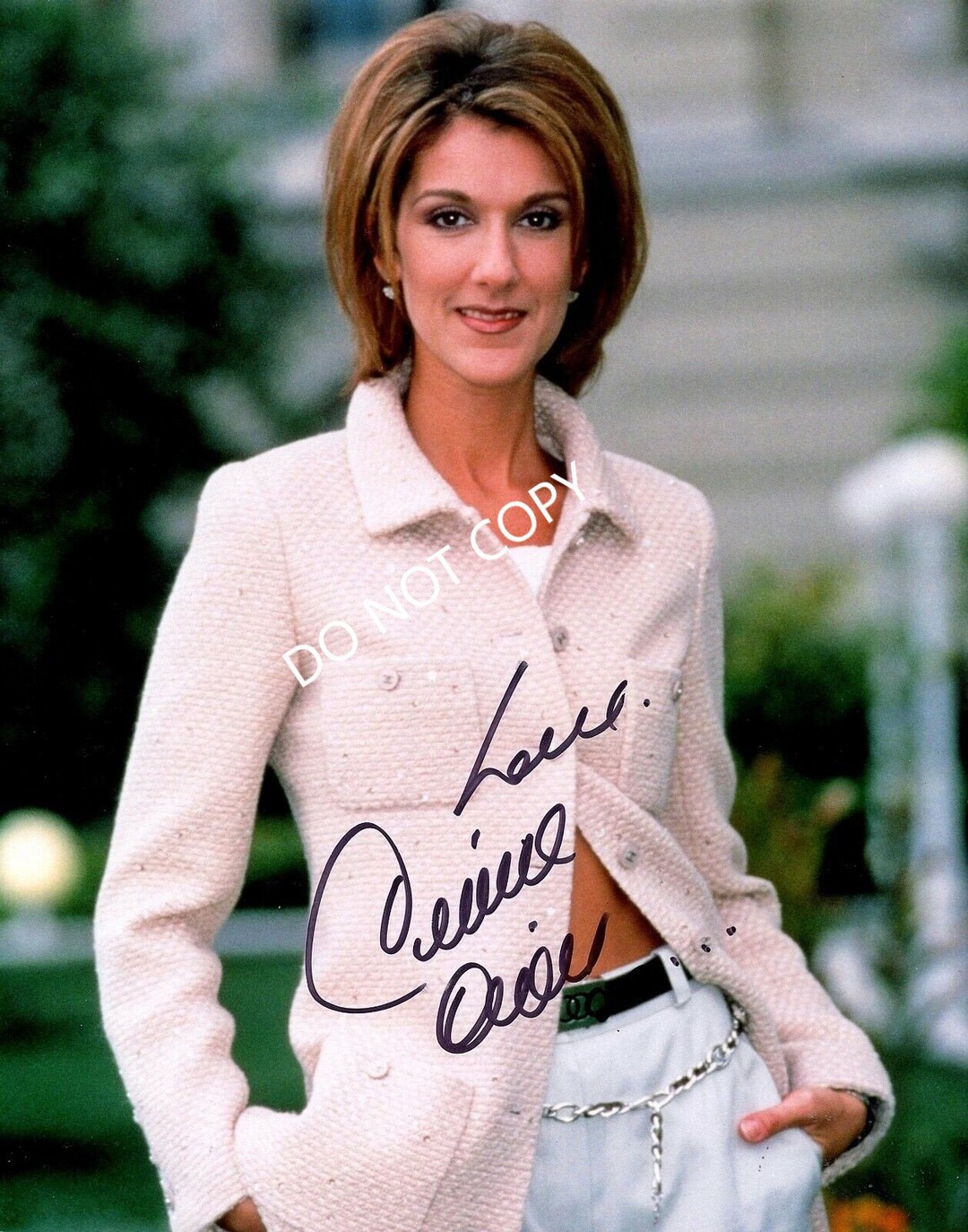 CELINE DION 8 X10 20x25 Cm Autographed Hand Signed Photo - Etsy