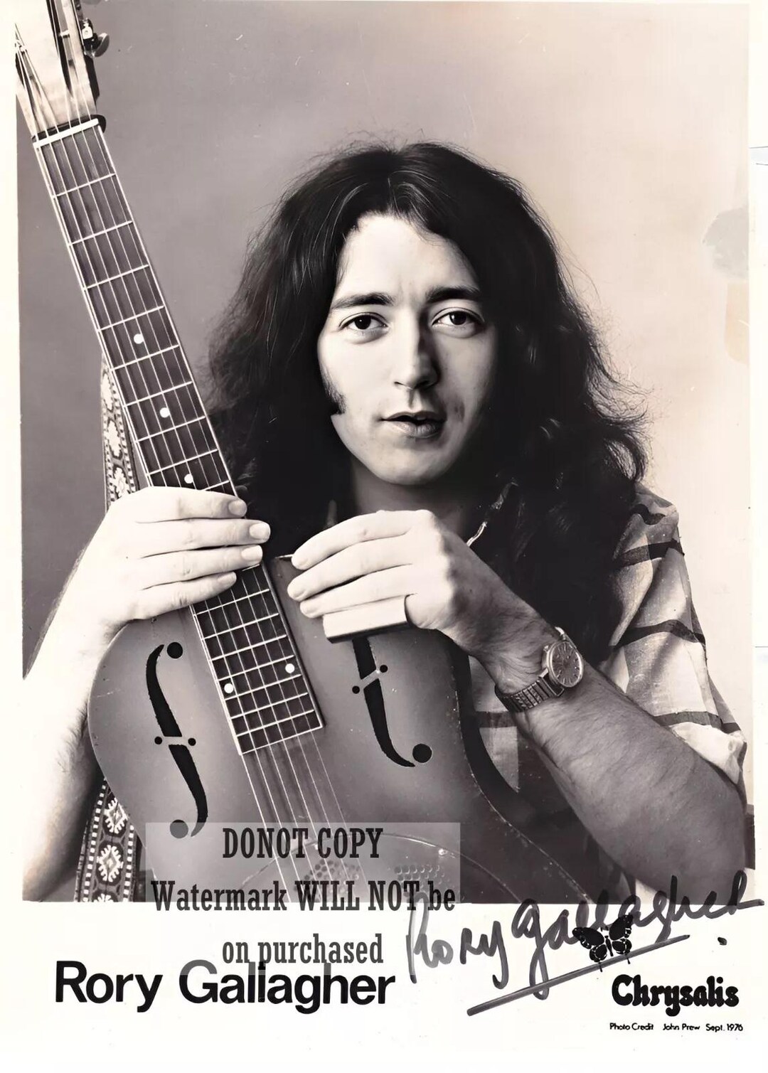 Rory Gallagher Signed Autographed 8 X 12 A4 Autographed Signed Photo - Etsy