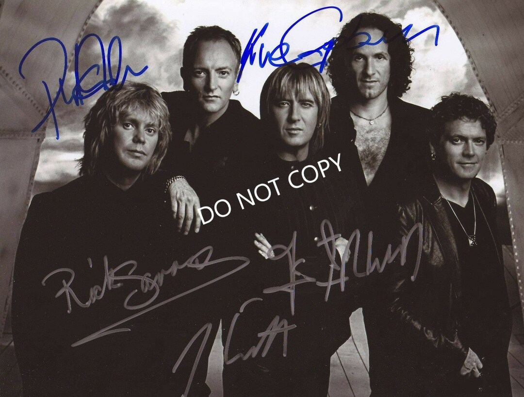 DEF LEPPARD 8 X10 20x25 Cm Autographed Hand Signed Photo - Etsy