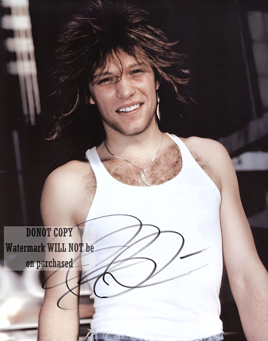 Jon Bon Jovi 8 X10 20x25 Cm Autographed Signed Photo - Etsy