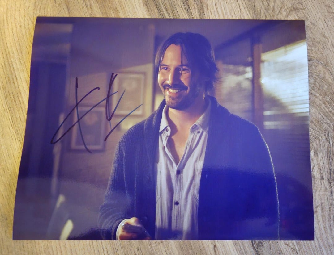 Keanu Reeves 8 X10 20x25 Cm Autographed Hand Signed Photo - Etsy