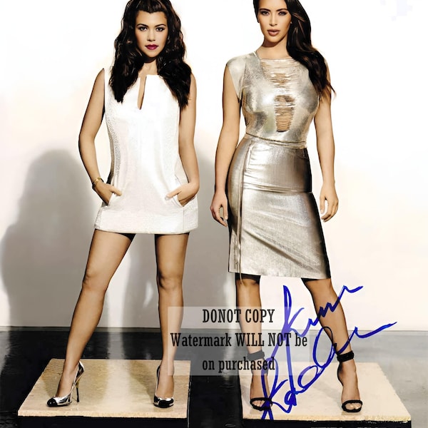 Autograph Kim Kardashian - Etsy