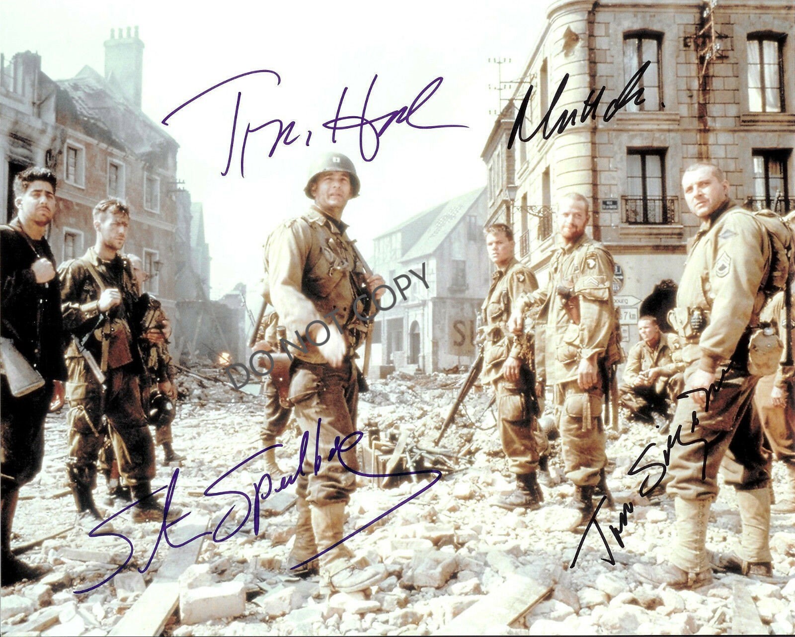 SAVING PRIVATE RYAN Cast 8 X10 20x25 Cm Autographed Hand Signed Photo ...