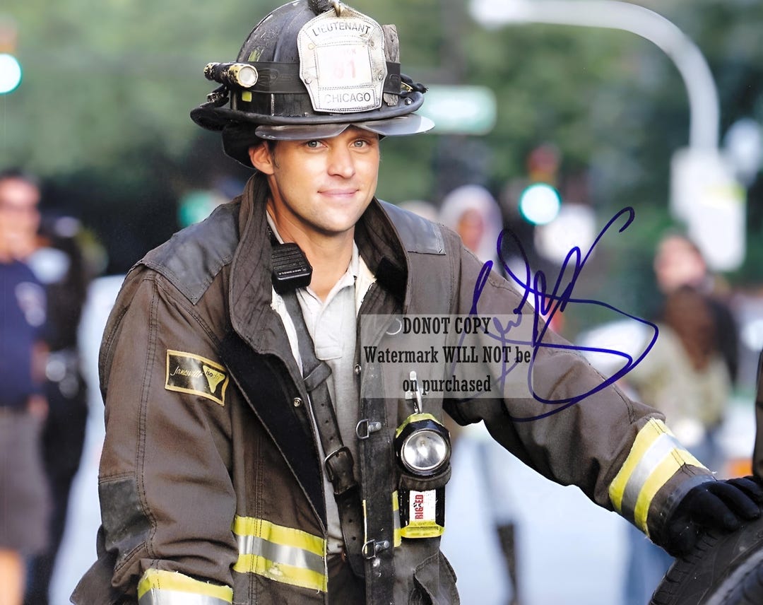 Jesse Spencer Chicago Fire PD Matthew Casey 8 X10 20x25 Cm Autographed ...