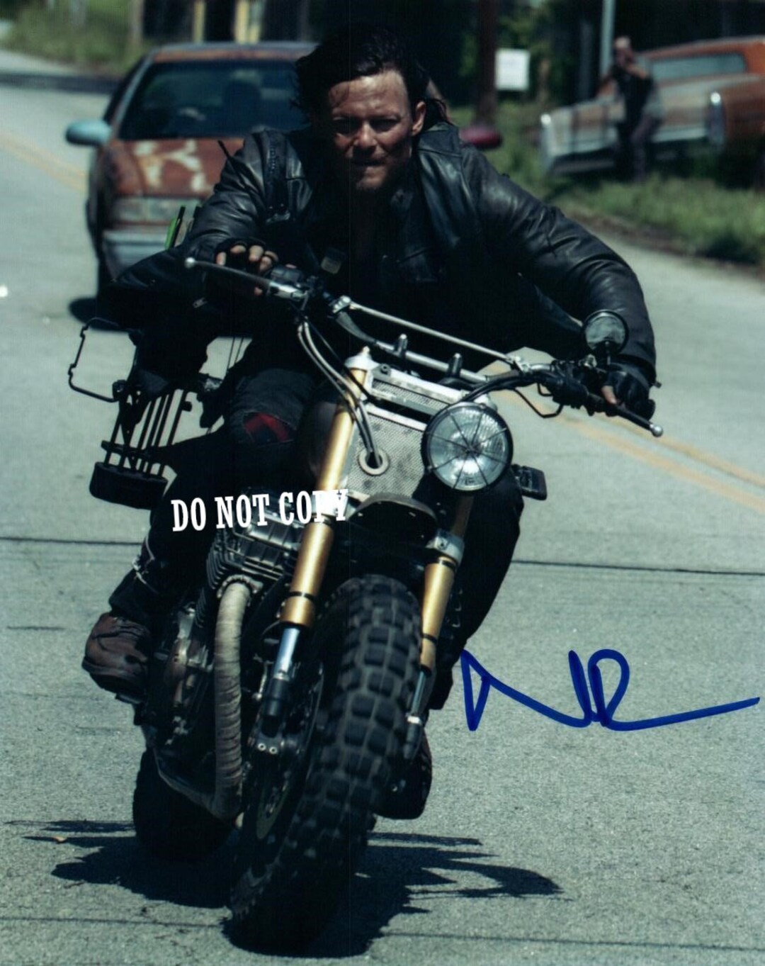 Norman Reedus 8 X10 20x25 Cm Autographed Signed Photo - Etsy
