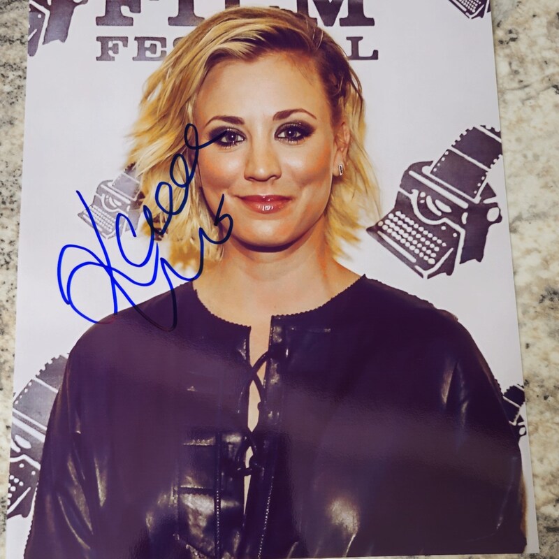 Kaley Cuoco Autograph - Etsy