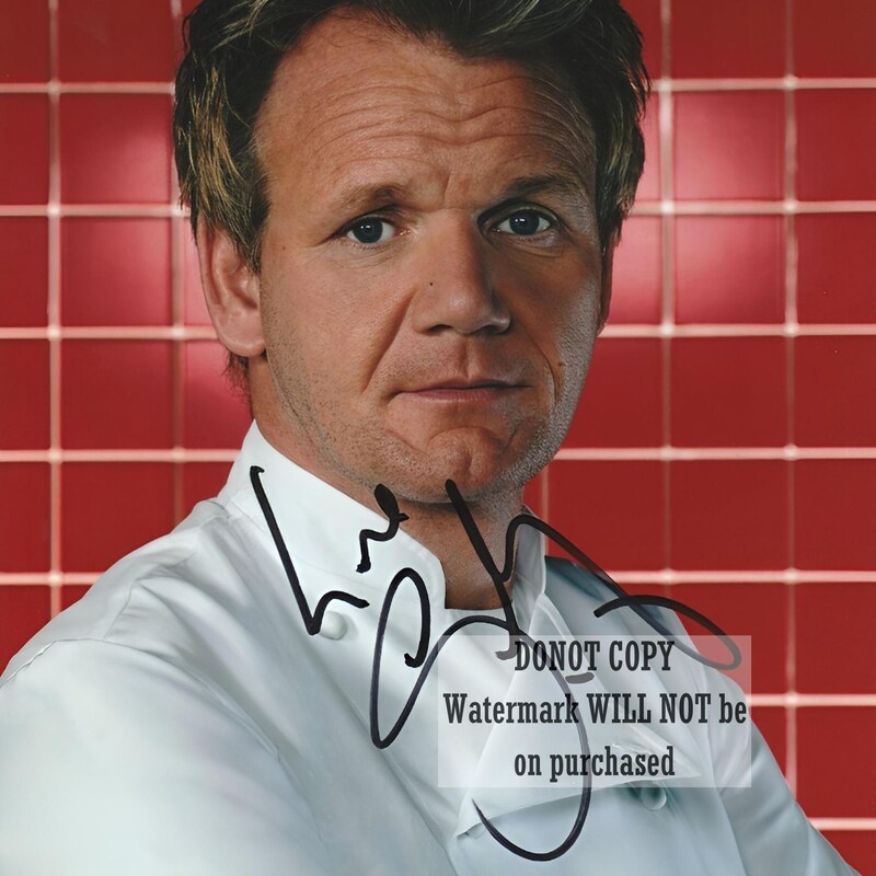 Gordon Ramsay Autograph - Etsy