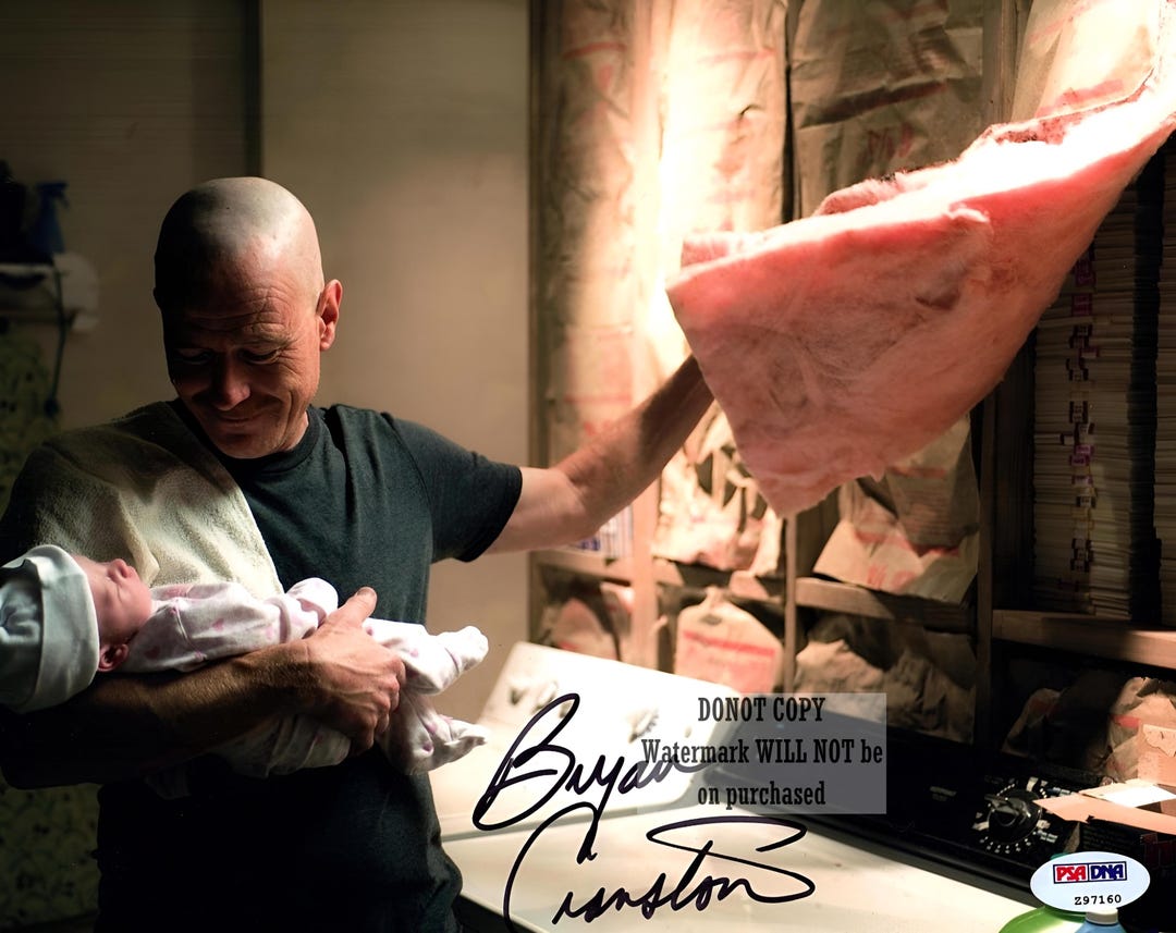 BRYAN CRANSTON , Breaking Bad 8 X10 20x25 Cm Autographed Signed Photo ...