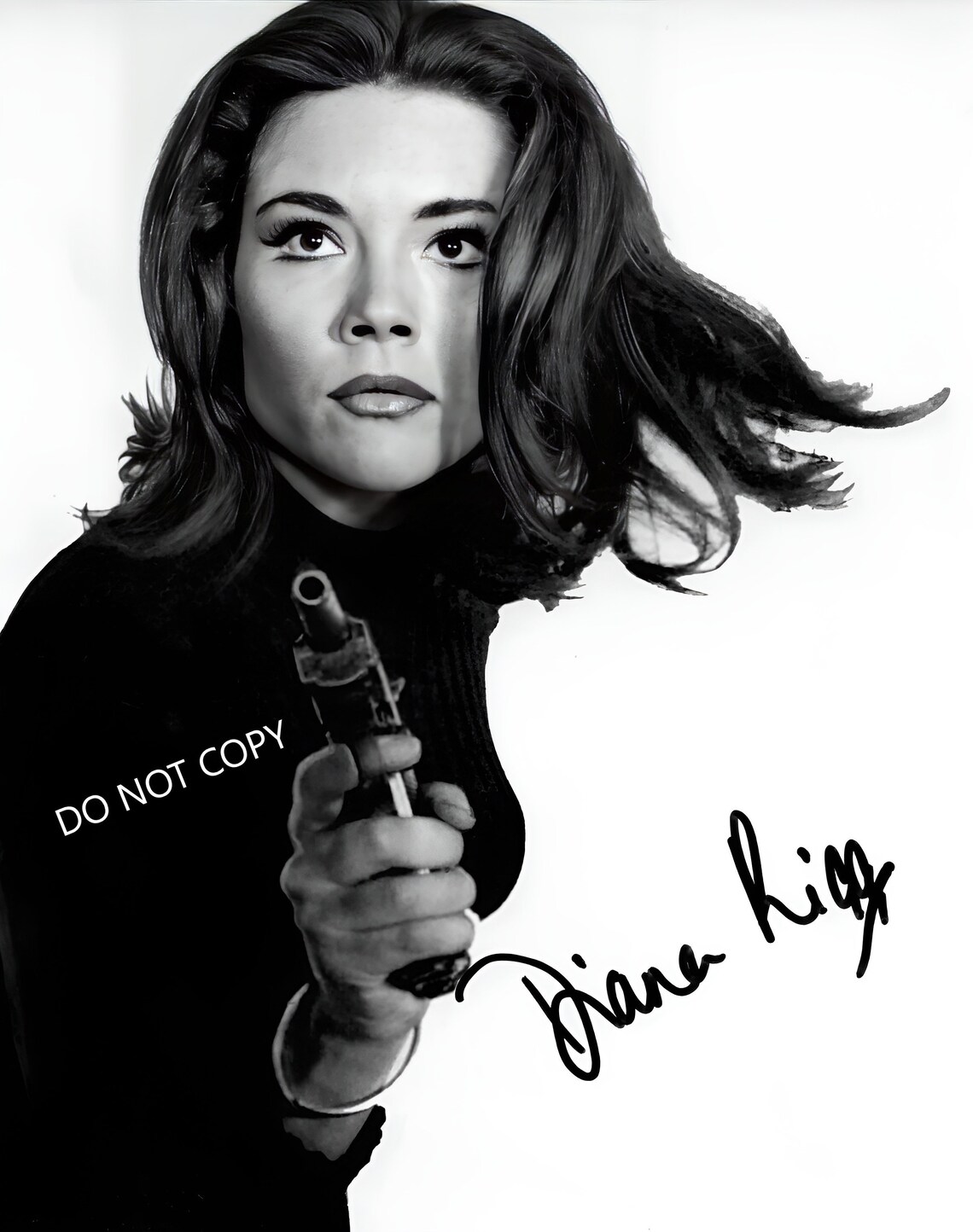 Diana Rigg Avengers 8 X10 20x25 Cm Autographed Signed Photo - Etsy