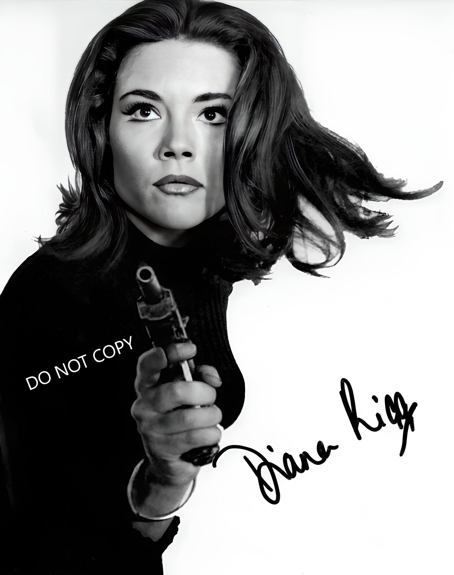 Diana Rigg Avengers 8 X10 20x25 Cm Autographed Signed Photo - Etsy