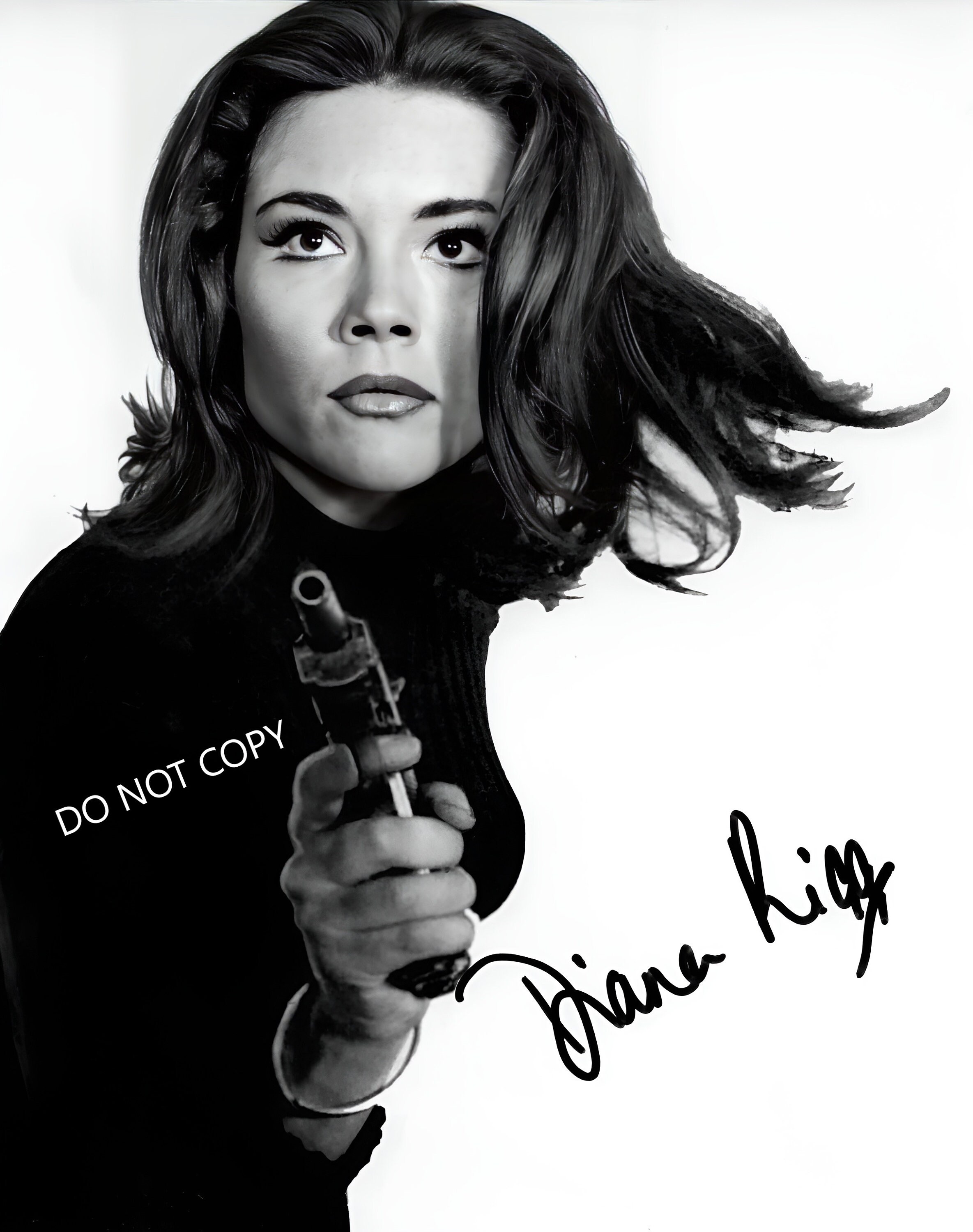 Diana Rigg Avengers 8 X10 20x25 Cm Autographed Signed Photo - Etsy