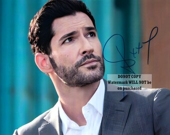 Tom Ellis Signed 8x10 Lucifer Morningstar Photo - Etsy