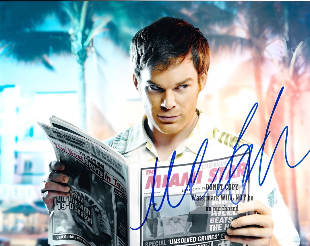 Michael C Hall Dexter 8 X10 20x25 Cm Autographed Signed Photo - Etsy