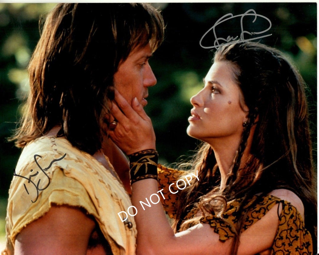 KEVIN Sorbo & Sam JENKINS HERCULES 8 X10 20x25 Cm Autographed Hand ...