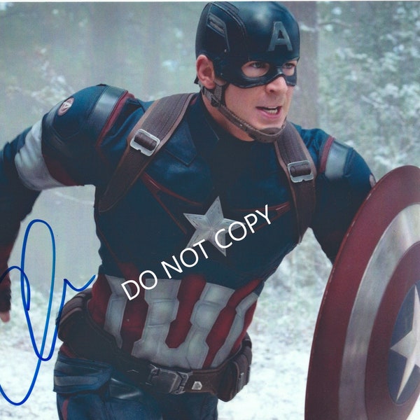 Chris Evans Signed - Etsy