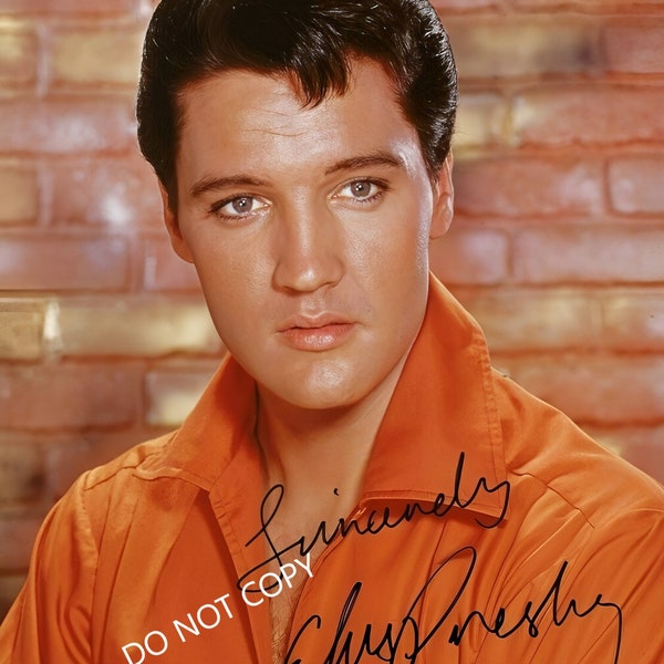 Elvis Presley 8x10 - Etsy