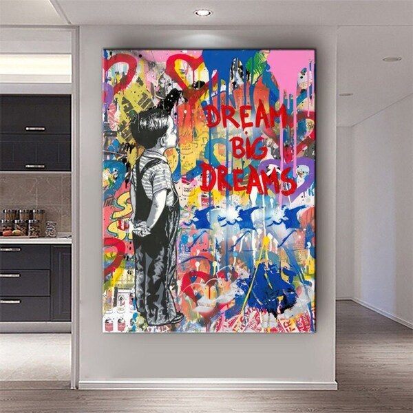 Dream Big Canvas - Etsy