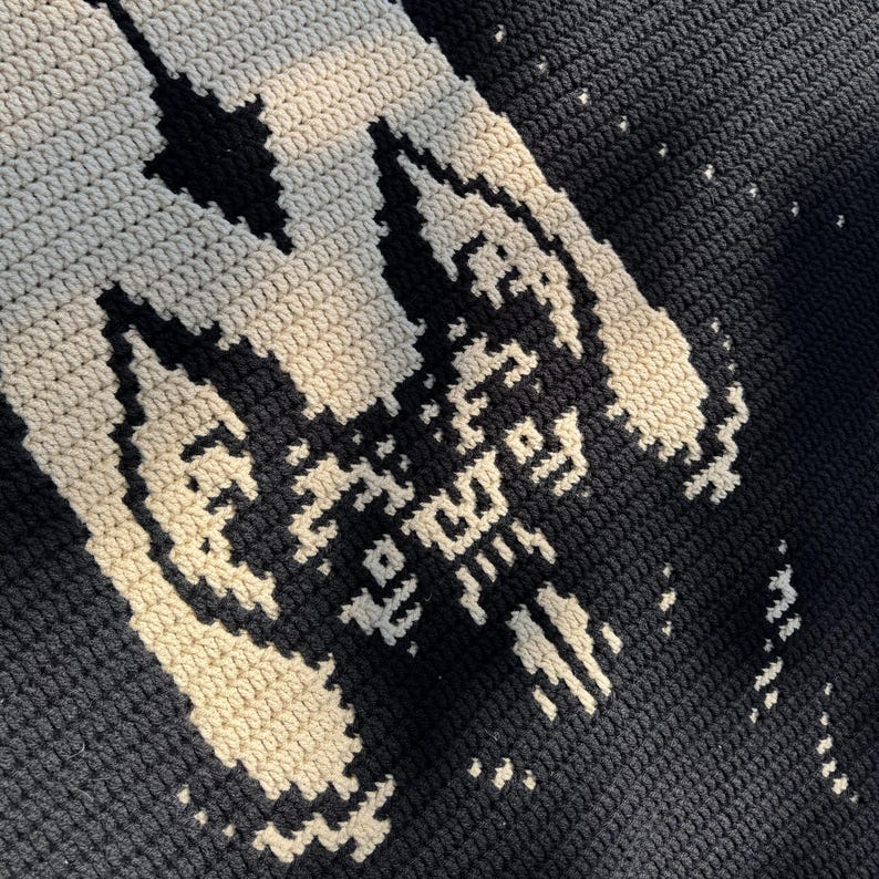 Sos Vampire Bat! Mosaic Crochet Blanket Pattern - Etsy