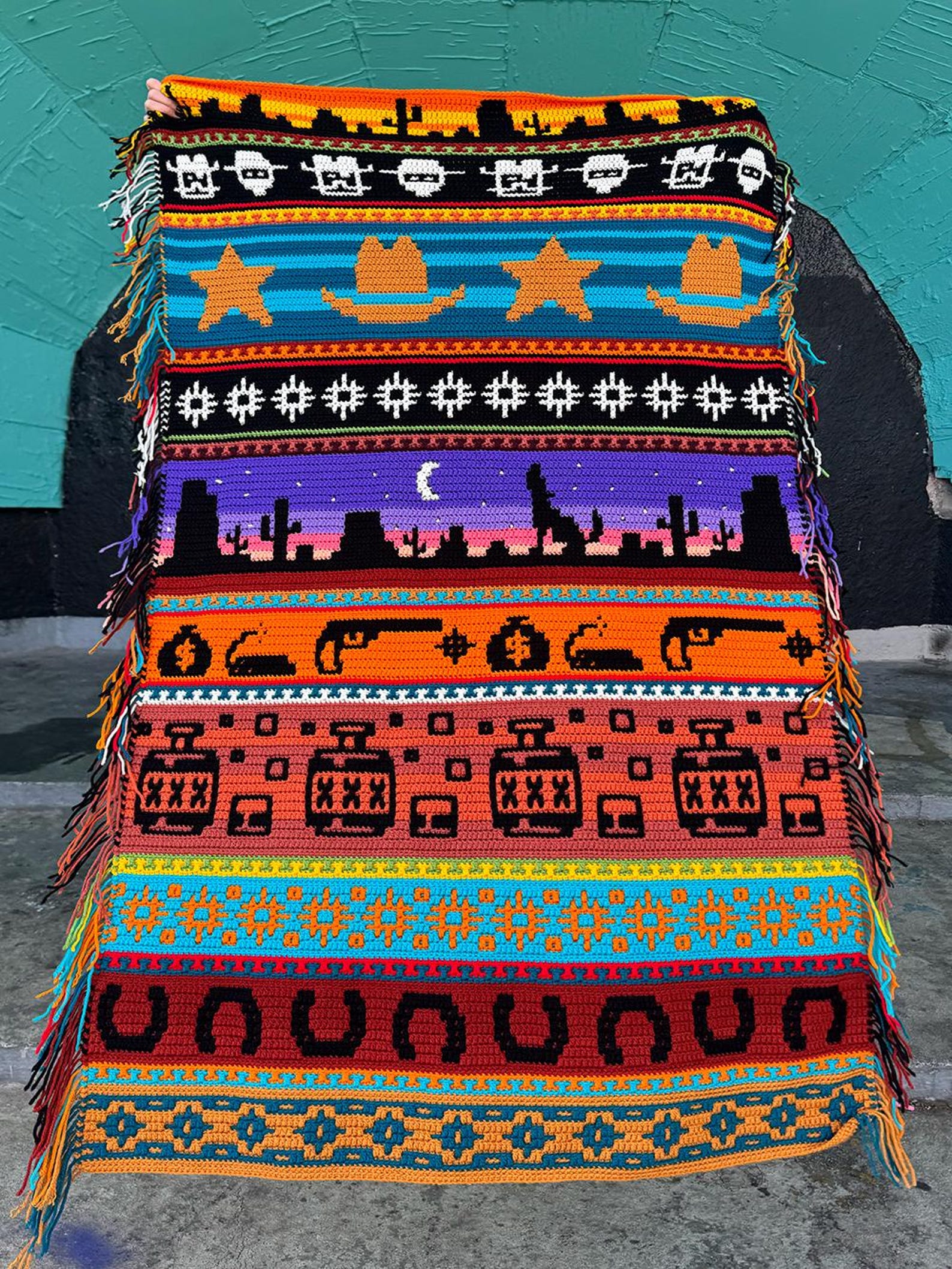 Wild West ~ Episode 2 Mosaic Crochet Pattern Collection - Etsy