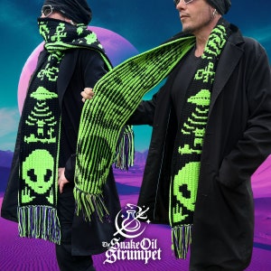 Sos Scarfmania Aliens! Mosaic Crochet Pattern Collection - Etsy