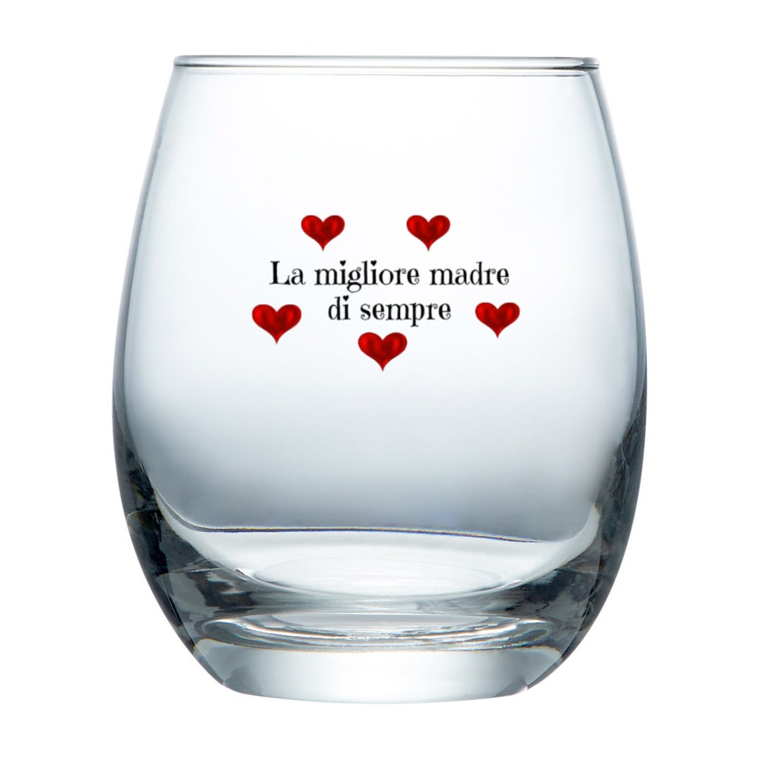 La Migliore Madre Di Sempre, Italian for best Mom Ever Custom Drinkware ...