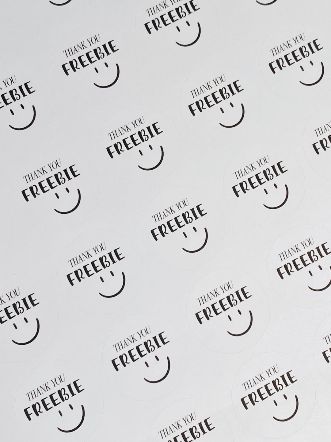 Freebie Free Gift Stickers or Small Business Packaging - Etsy