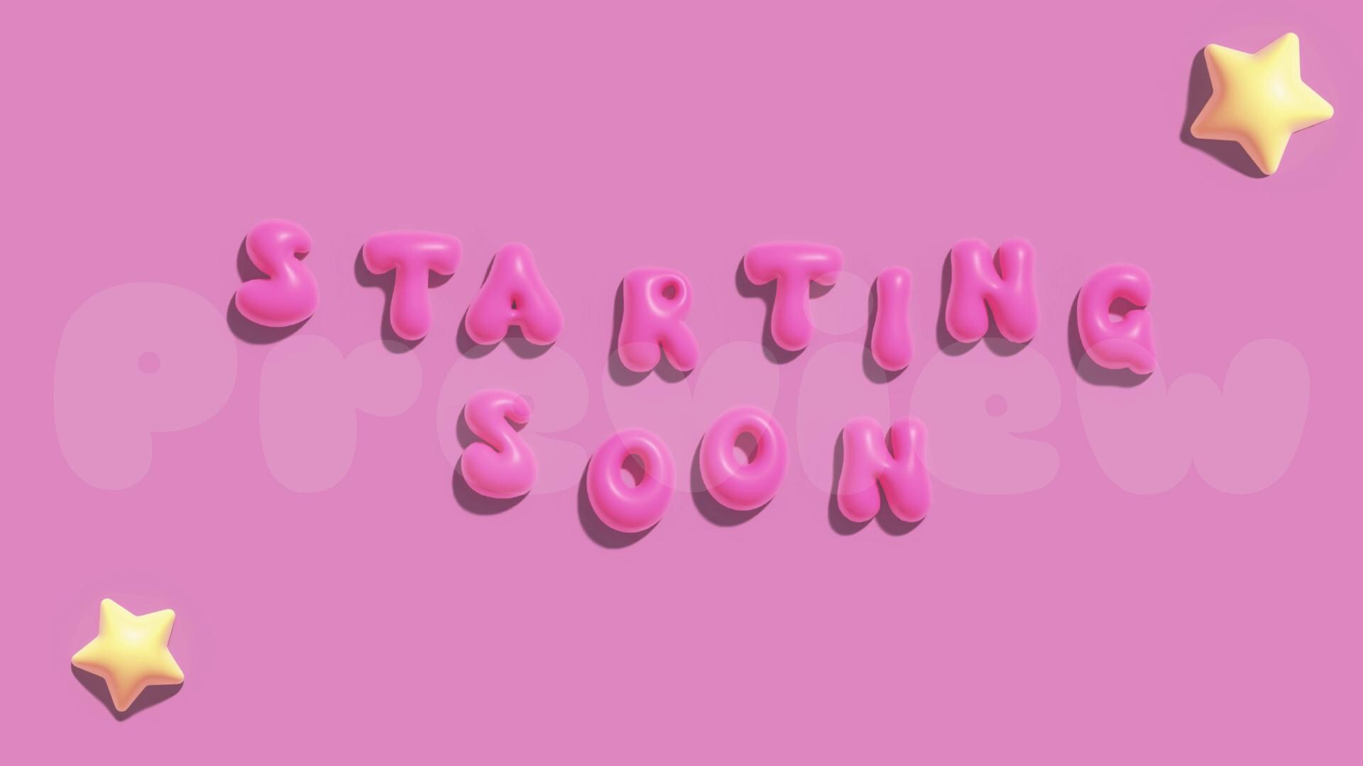 Animated Looping Starting Soon Livestream Scene - Stream Background ...