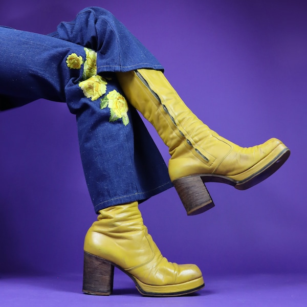 Vintage 70s Boots - Etsy