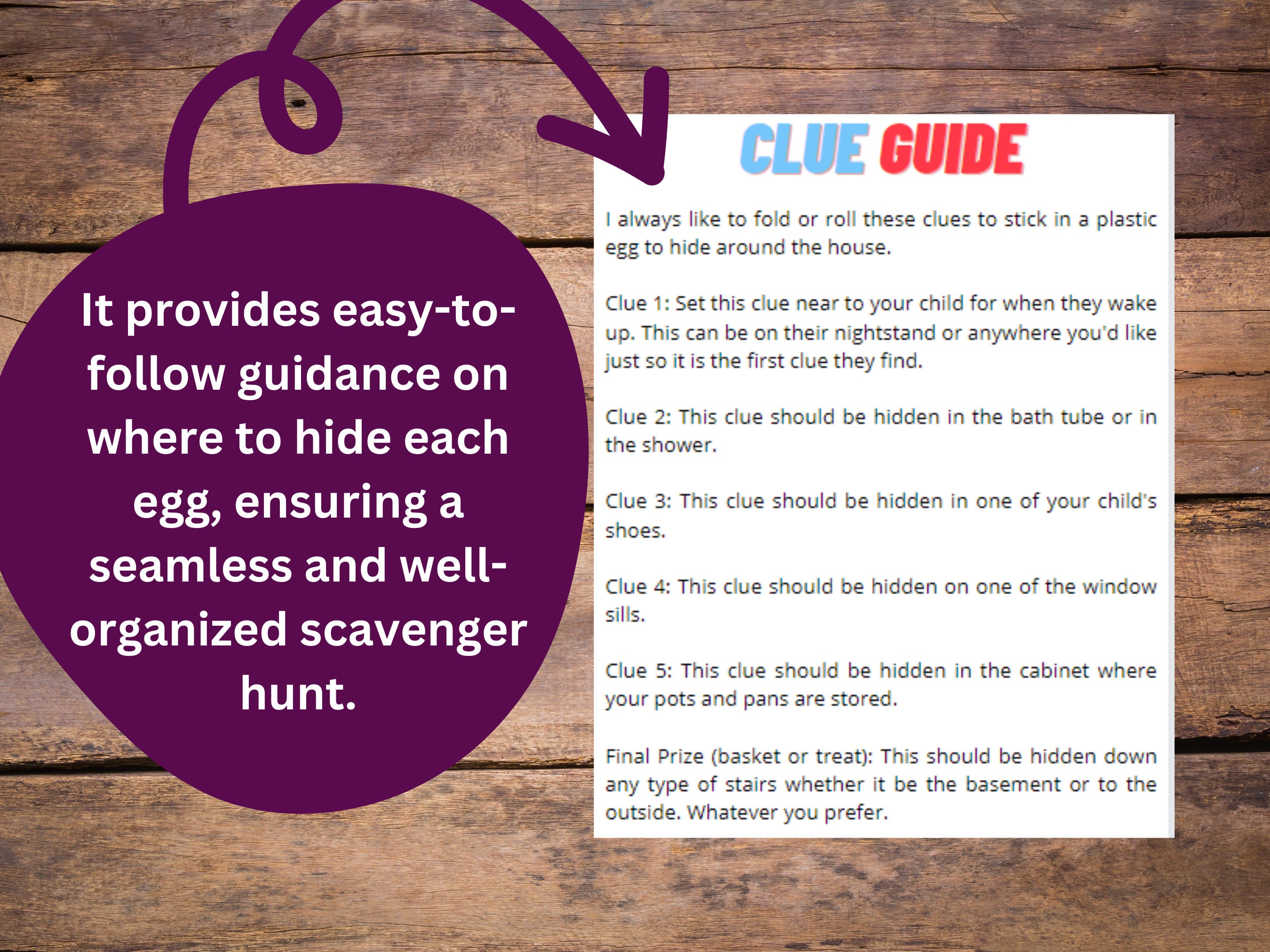 Easter Basket Scavenger Hunt | Printable Clues, Indoor Game (PDF) - Etsy