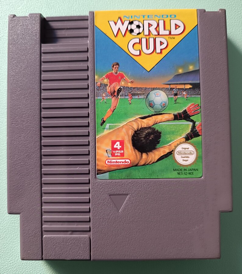 Nintendo World Cup 1985 Original NES Cartridge PAL Version Made in ...