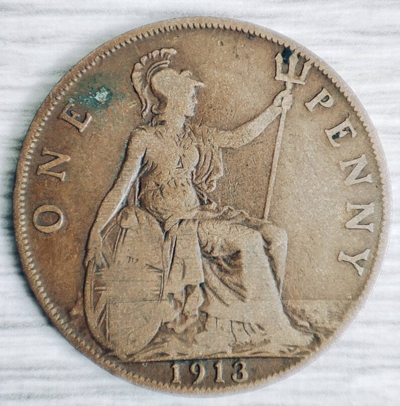 One Penny 1913 - Etsy