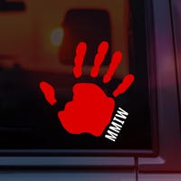 MMIW Red Hand Vinyl Sticker: Native Awareness Decal - Etsy