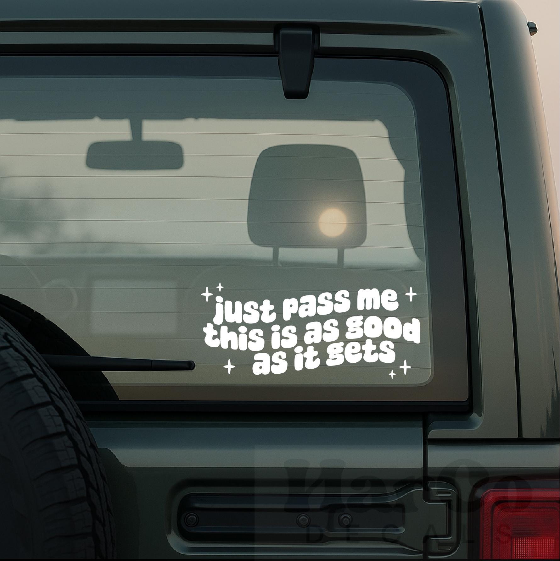 Funny Vinyl Car Decal, Retro Decal, Sarcastic Bumper Sticker, Window ...