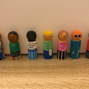 Disability Awareness Peg Doll Set, Peg Doll Set, Disabilities, - Etsy UK