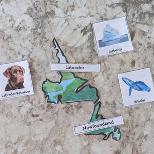 Canadian Geography Canada Provinces Matching Homeschool Exercise - Etsy ...