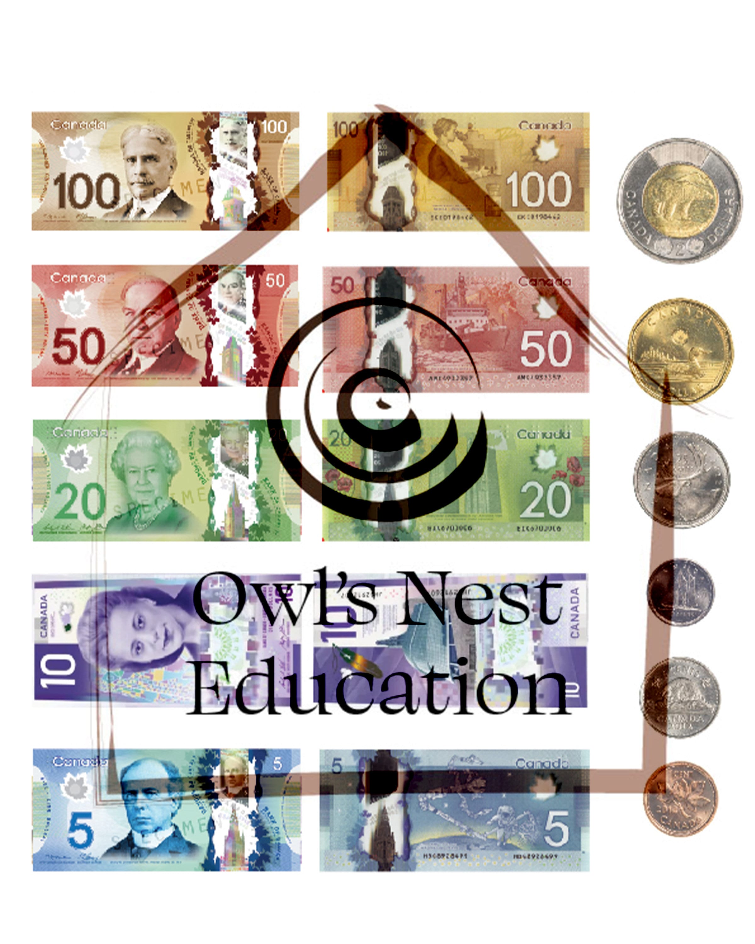 Canadian Currency Money Matching Homeschool Exercise - Etsy Canada