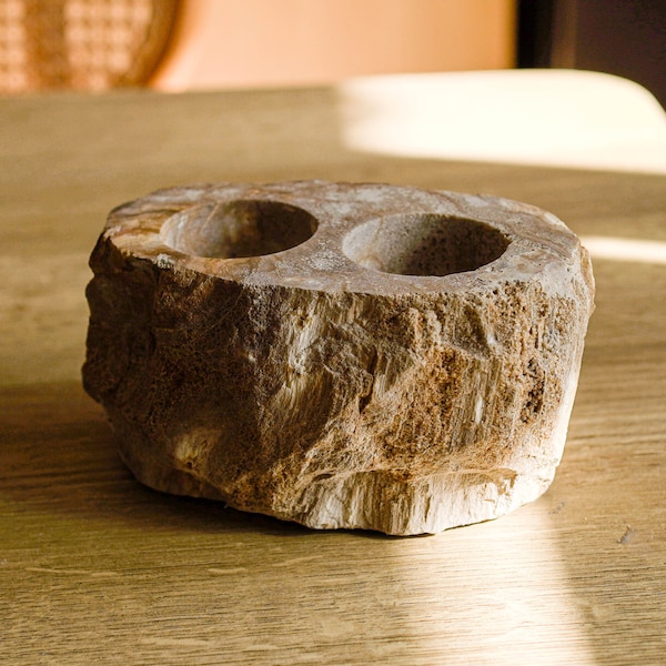 Stone Candle Holder - Etsy