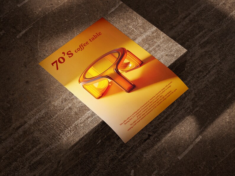 Aktiv's '1970's Classic Coffee Table' Exhibition Print: Nostalgic ...