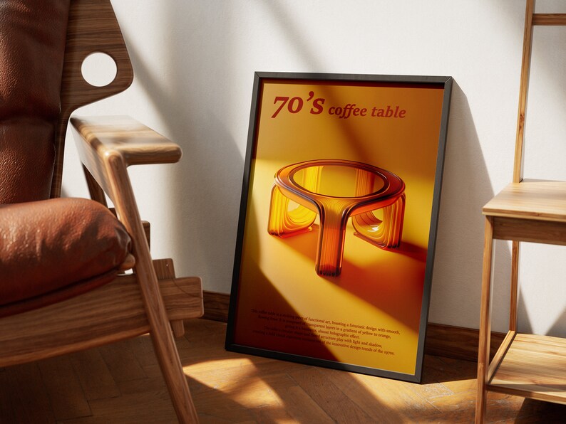 Aktiv's '1970's Classic Coffee Table' Exhibition Print: Nostalgic ...