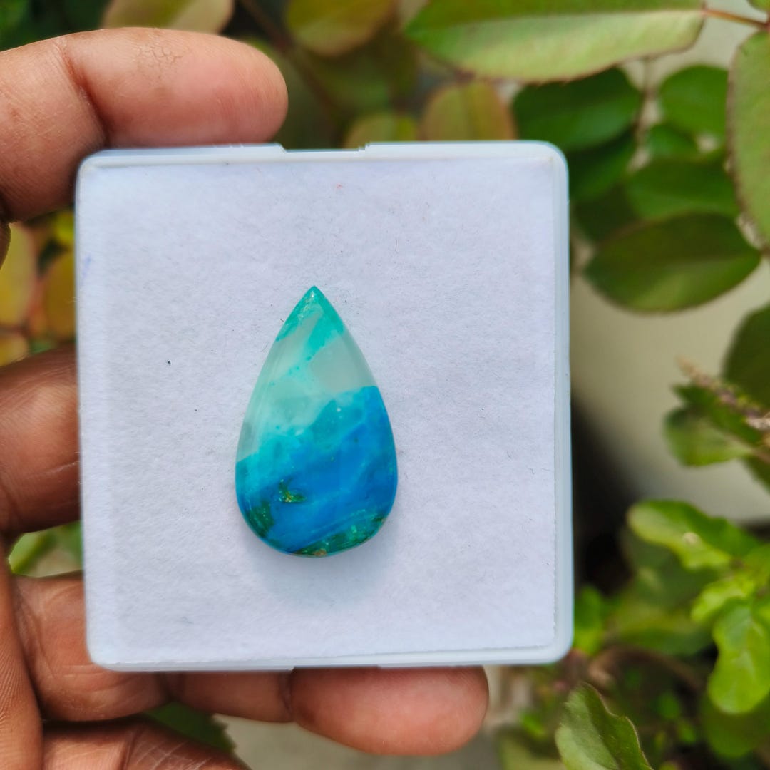 Natural Peruvian Opalina Pear Shape - Etsy