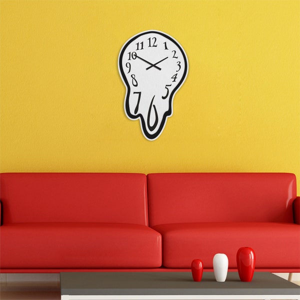 Melting Clock - Etsy