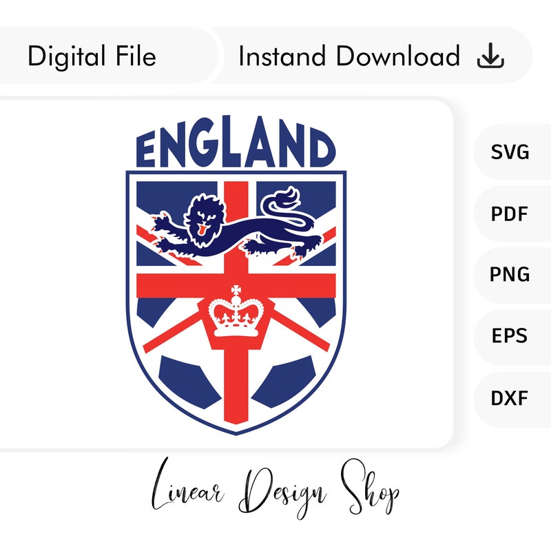 England Football Font Svg - Etsy