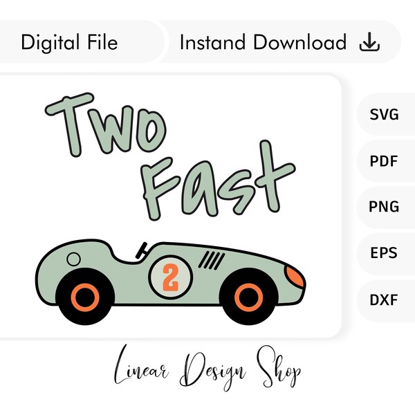Two Svg - Etsy