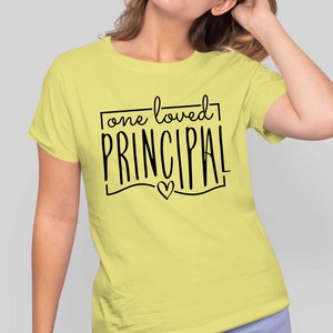 One Loved Principal Svg for Cricut, Silhouette, Best Principal Svg ...
