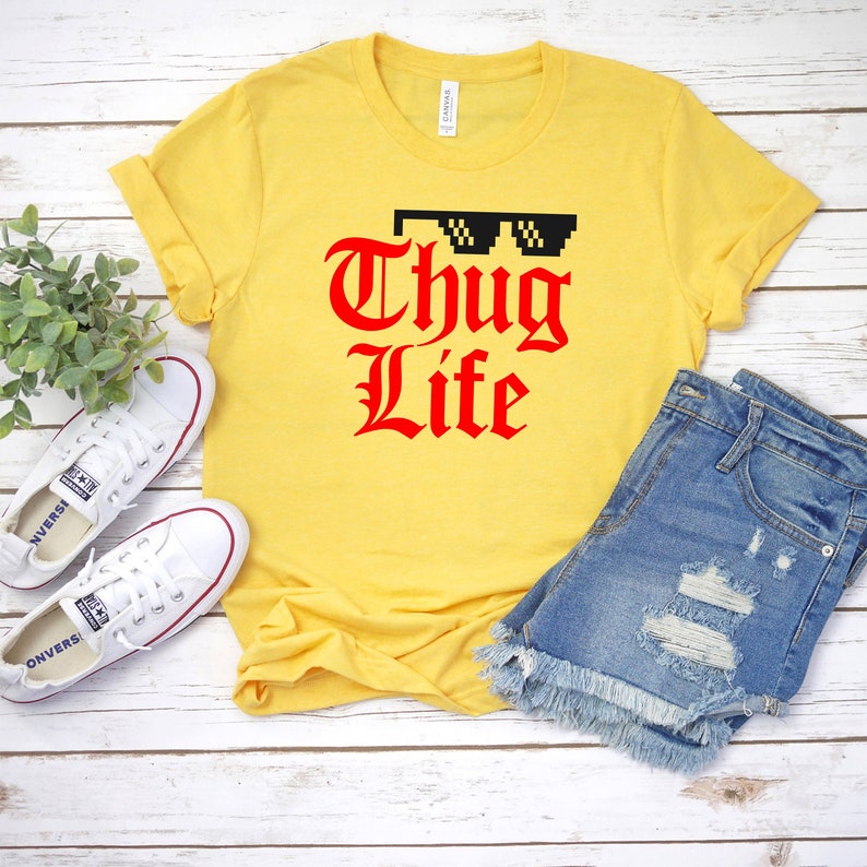 Thug Life Svg Thug Life Cricut Silhouette Cut File Thug - Etsy