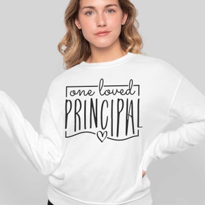One Loved Principal Svg for Cricut, Silhouette, Best Principal Svg ...