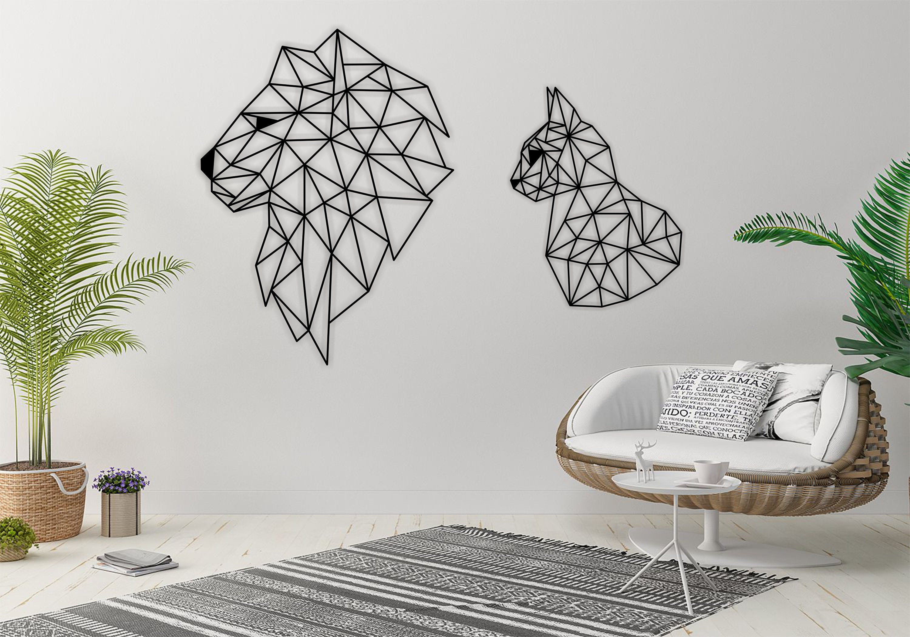 Geometric Animals Laser Cut Cricut Bundle Polygonal Animals - Etsy